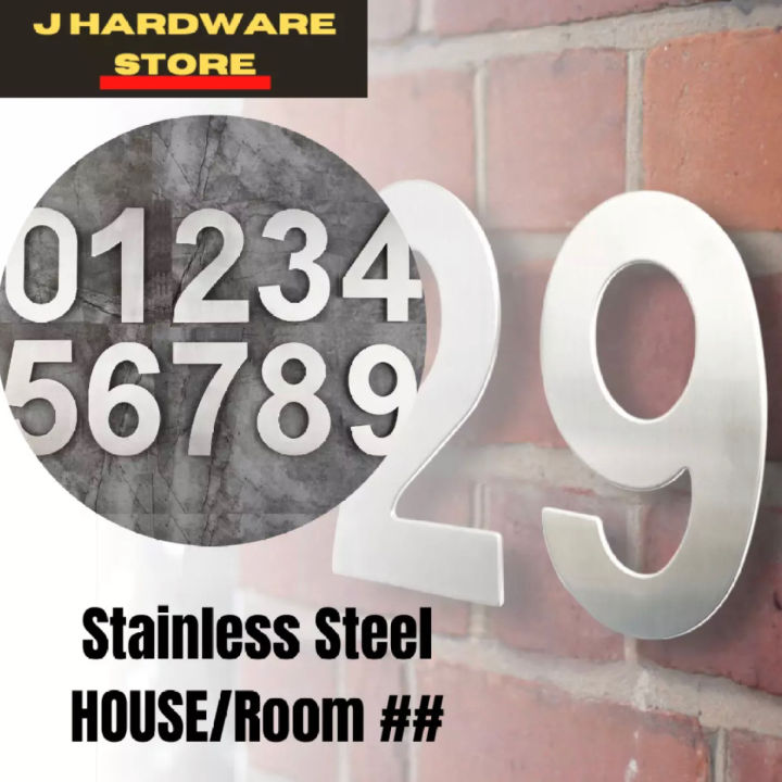 0-9 House Number Plate Home Number Sign | Lazada PH
