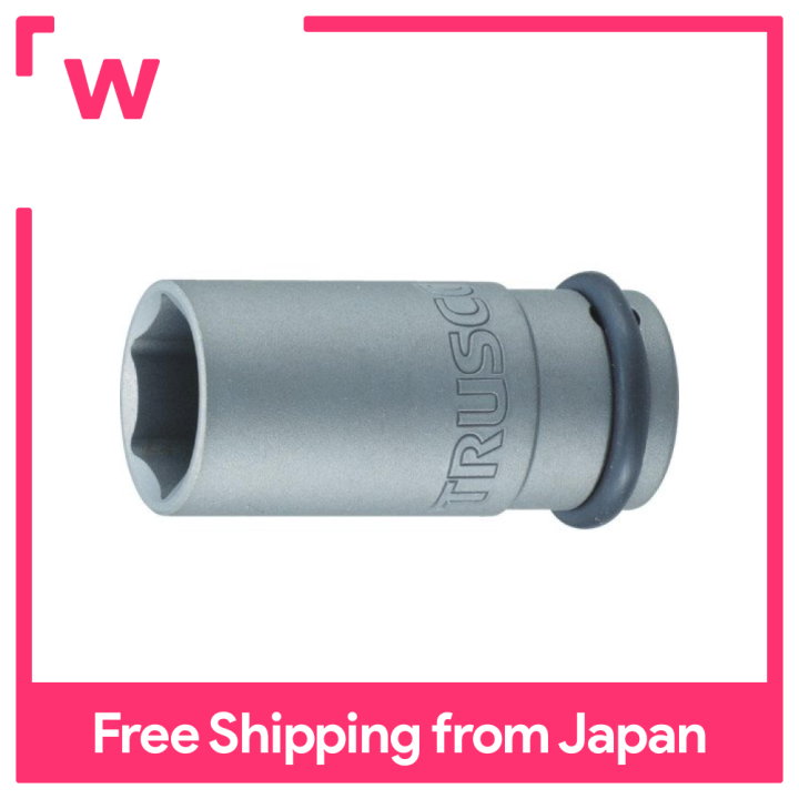 TRUSCO T4-12AL Long Socket for Impact (Insertion Angle 12.7) Opposite ...