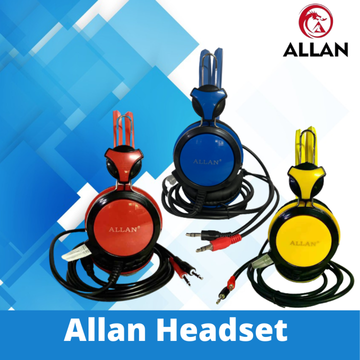 Allan Heavy Duty Gaming Headset With Mic New Style/DJ/Gaming headset ...