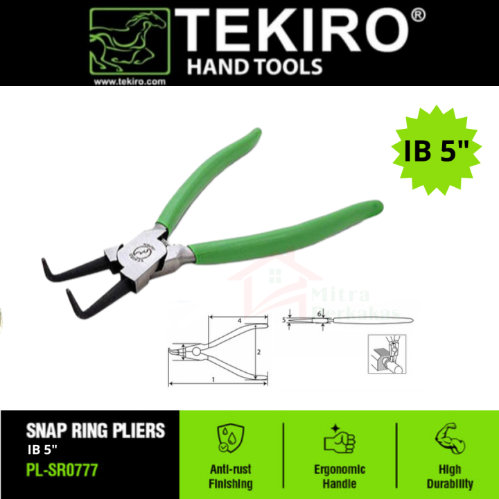 TEKIRO TANG SNAP RING 5 INCH EB /TANG SNARING / TOOLS - ALAT PERKAKAS ...