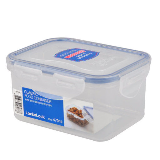 LocknLock HPL 807 Airtight Rectangular Food Storage Container Case 470ml Lock and Lock | Lazada PH