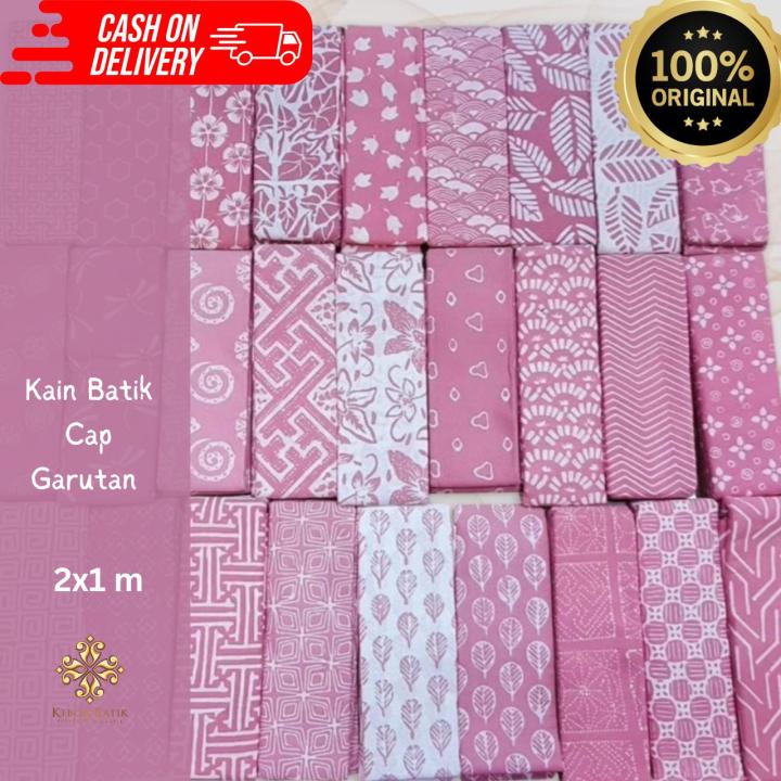 Kain batik Cap Warna Pink ready banyak motif 2305170007 | Lazada Indonesia