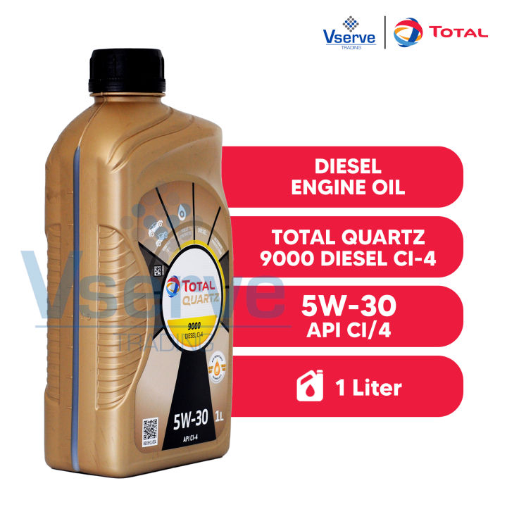 Total Quartz 9000 Diesel 5W30 Super Premium Fully Synthetic Engine Oil ...