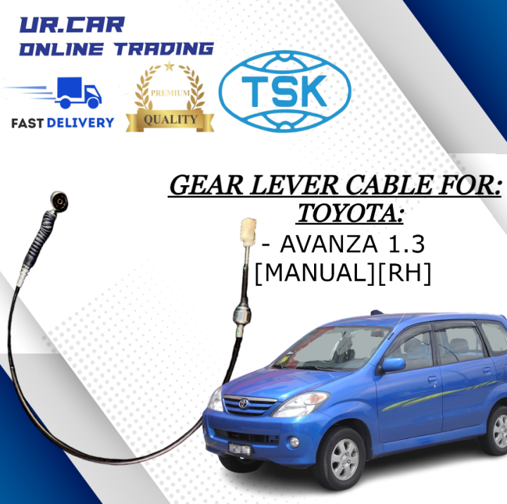 TSK TOYOTA AVANZA 1.3 [MANUAL] [RH] GEAR LEVER CABLE HIGH QUALITY ...