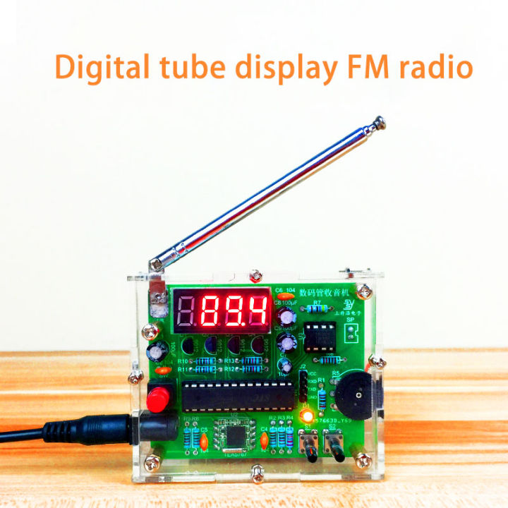 Radio Production Kit Digital Tube Display FM Digital Electronics DIY ...