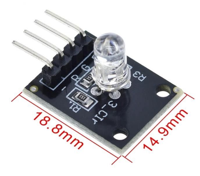 RGB LED 5mm Module โมดูล RGB LED 5 mm (Common Cathode) KY-016 By Zerobike | Lazada.co.th