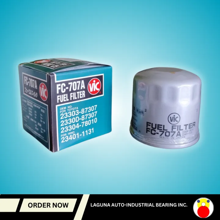 VIC Oil Filter FC-707A for Hino FB113/ FC WO4D, Bus AB/RB WO4D/T ...