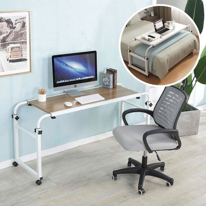 [Free Installation]Adjustable Movable Table/Overbed Desk/Moveable Table ...