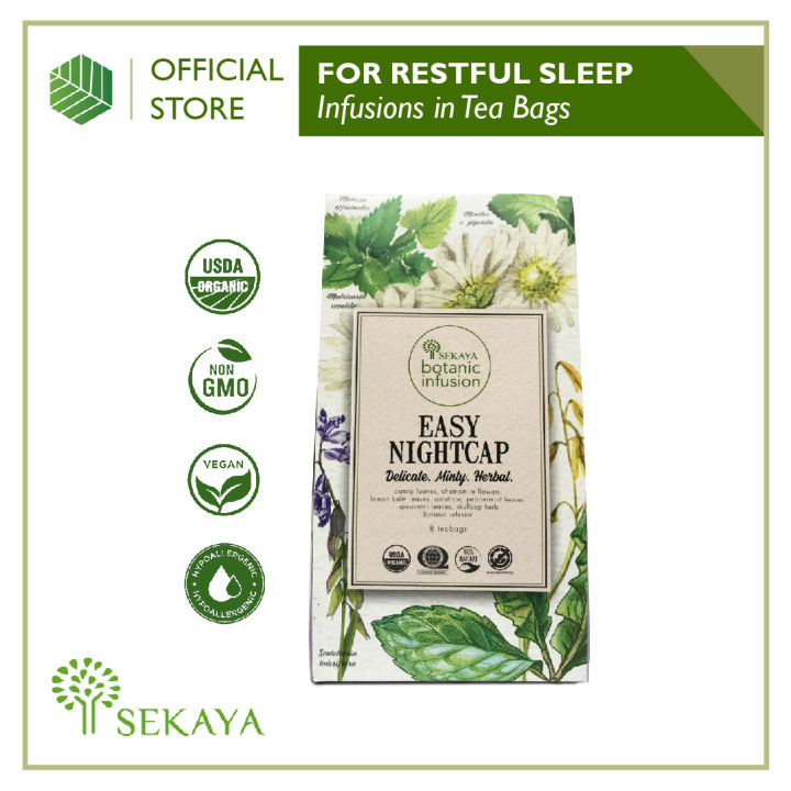 Sekaya Botanic Infusion Easy Nightcap 8s in Box (Stress Relief for ...