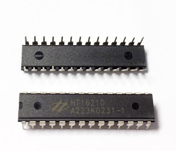 1 pcs HT1621D DIP28 HT1621 DIP - 28 HOLTEK หน้าจอ LCD Driver IC ...