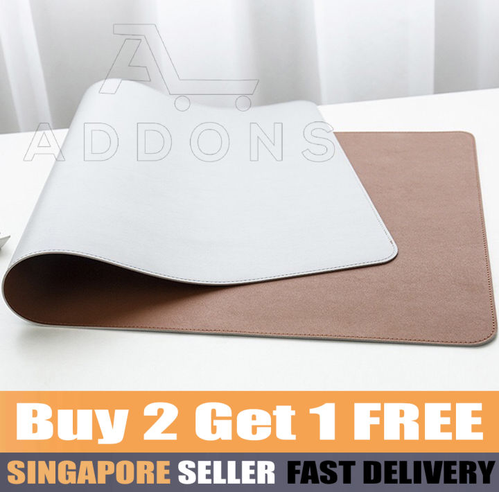 Large Leather Mouse Pad, Leather Desk Pad, Office Desk Mat, Non-Slip ...