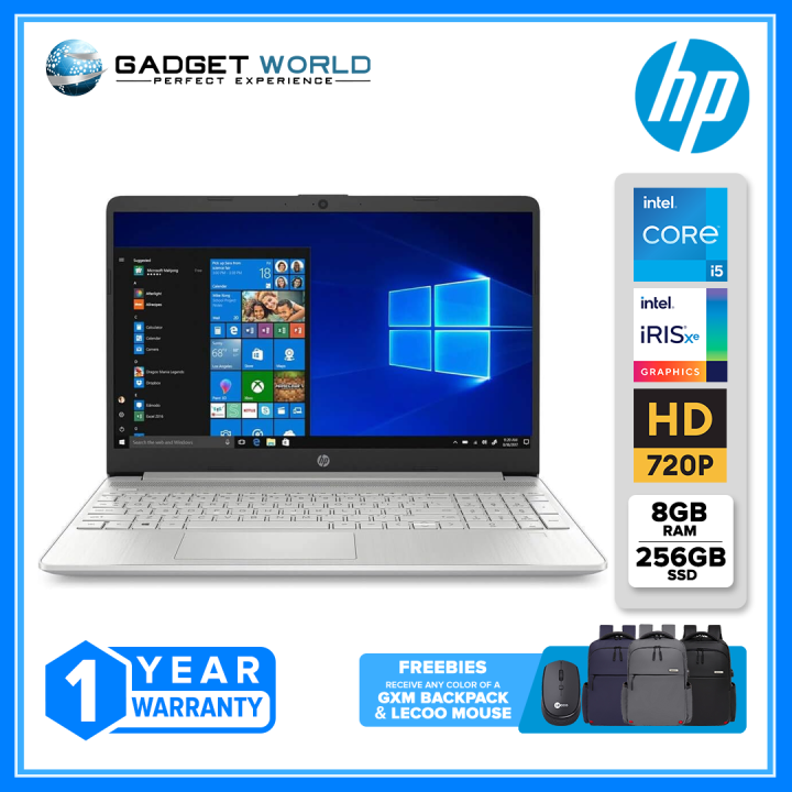 HP laptop 15-dy2076nr 15.6" HD Intel Core i5-1135G7 P 8GB RAM 256GB SSD ...