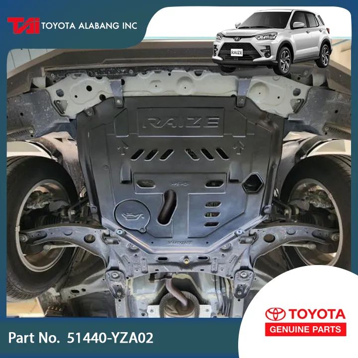 Toyota Genuine Accessories - Engine Undercover ( Raize ) ( 51440-YZA02 ...