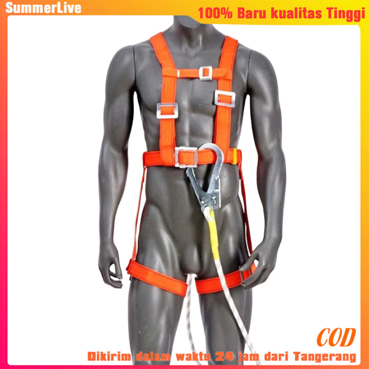 Full Body Harness / Penyesuaian 5 Titik/Dengan Tali Sepanjang 3 Meter ...
