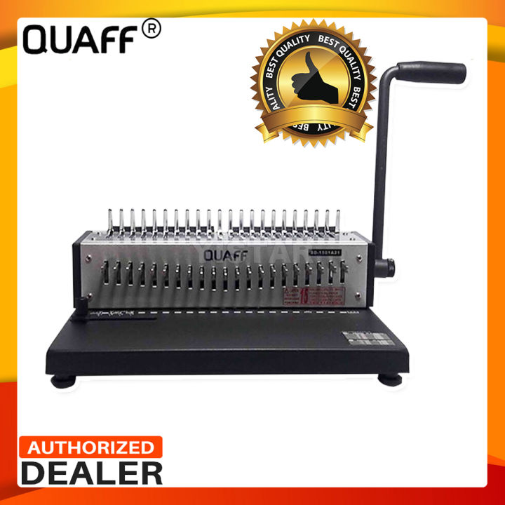 QUAFF Selective Ring Binding Machine with Selective Hole Punching Heavy ...