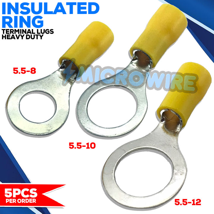 5PCS Insulated Ring Type Spade Terminal Lugs | Lazada PH