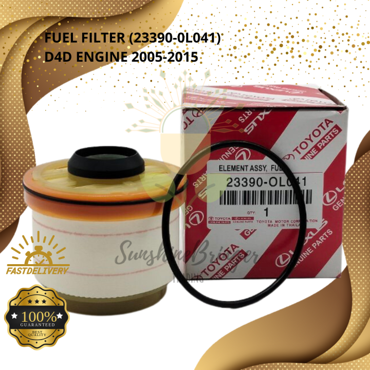 Fuel Filter (23390-0L041) D4D Engine 2005-2015 - Toyota Innova, Toyota ...
