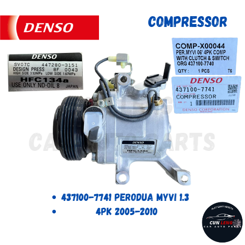 📣ORIGINAL📣 Perodua Myvi 1.3 (2005’-2010’) • Air Cond Compressor With ...