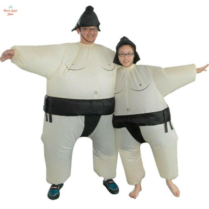 【Hawk&Sight】 Sumo Wrestler Costume Inflatable Suit Blow Up Party Outfit ...