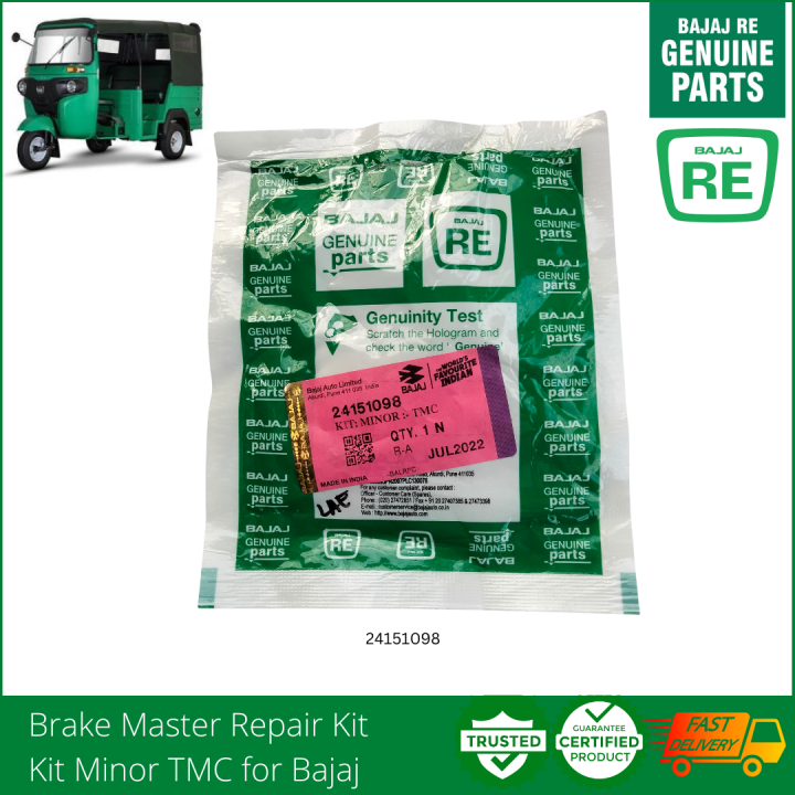 BAJAJ Brake Master Repair Kit Minor TMC (24151098) Quality Genuine ...