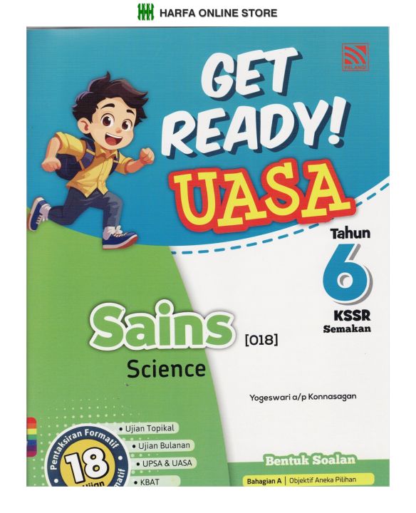 BUKU LATIHAN : GET READY! UASA SAINS & SCIENCE ( 018 ) TAHUN 6 KSSR SEMAKAN | Lazada