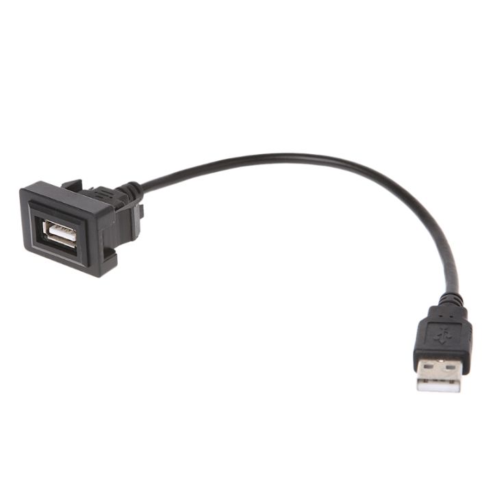 【Ready Stock】AUX USB Port Cable 12-24V Cord Wire USB Charging Adapter ...