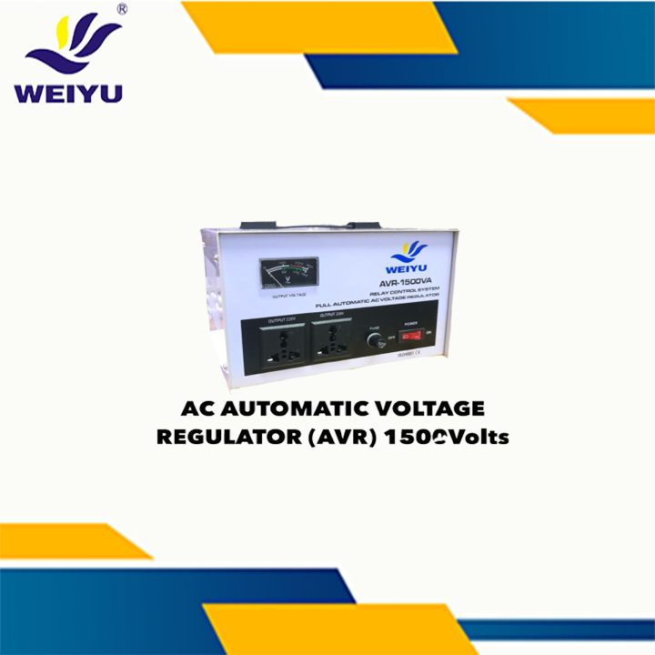 WEIYU AC Automatic Voltage Regulator AVR 1500V Watts | Lazada PH