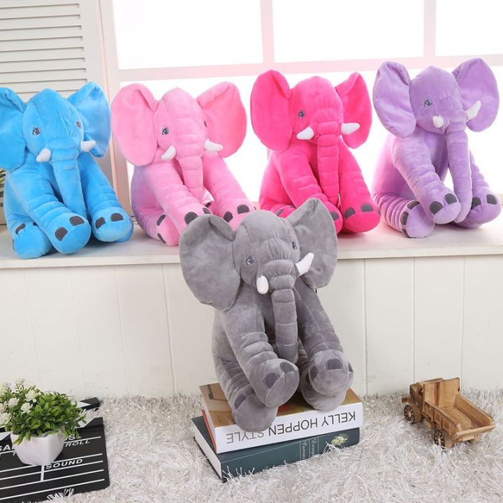 Elephant Soft Toy Giant Stuffed Elephant Figure Plush Toy Pillow Soft ...