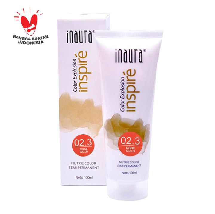 Inaura Colour Explosion Inspire "ROSE GOLD" (02.3) | Lazada Indonesia