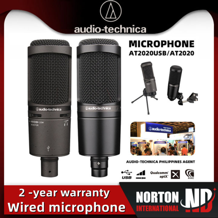Audio-Technica AT2020 USB+/AT2020 wired microphone, computer recording ...