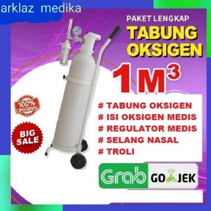PAKET LENGKAP TABUNG OXYGEN SIAP PAKAI OKSIGEN MEDIS - | Lazada Indonesia