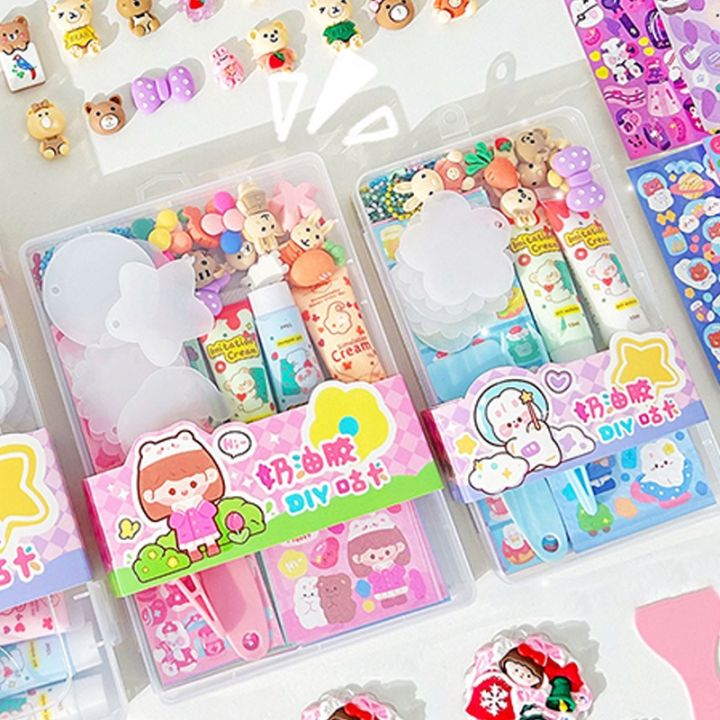 248 Pcs Cartoon Cream Gum Guka Boxed Sticker Set Children Sticker ...