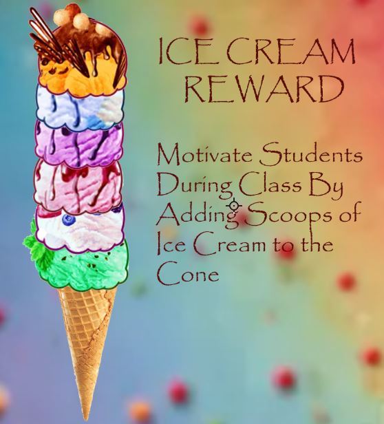 ESL Ice cream and cone reward magnetic laminated props teaching | Lazada PH
