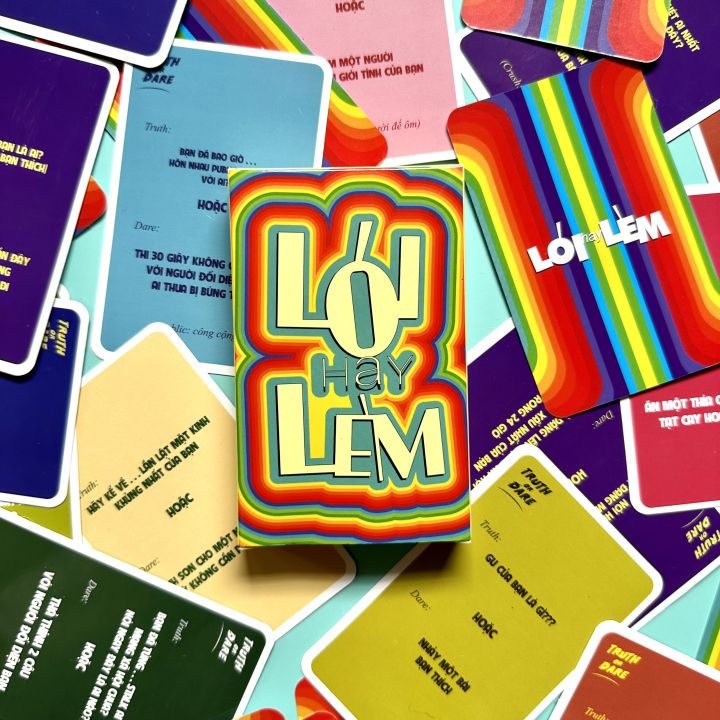 Bộ bài lói hay lèm drinkinggame truth or dare việt hoá thách hay thật ...