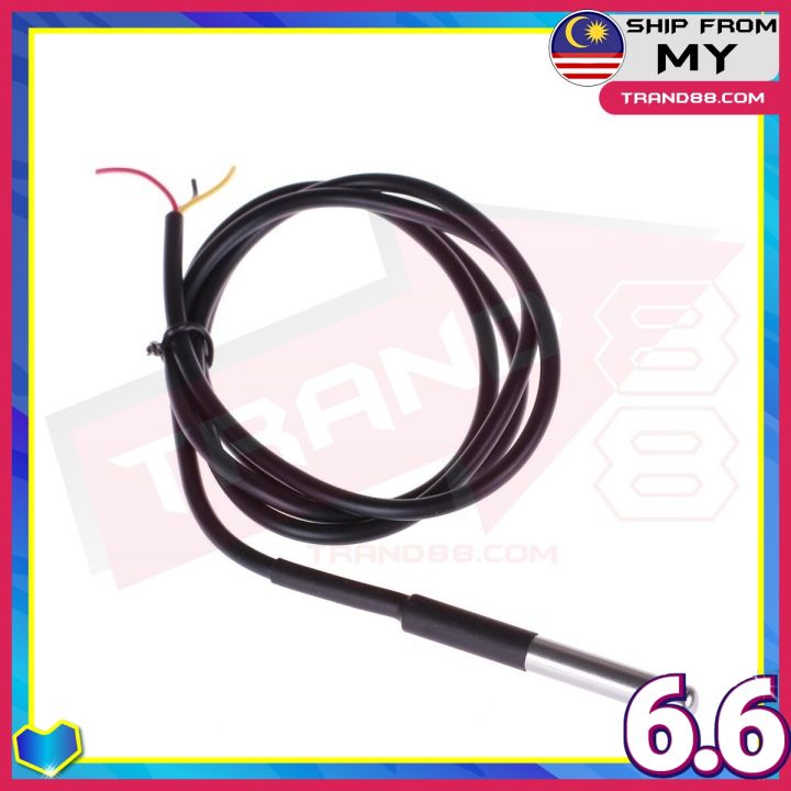 DS18B20 Waterproof Digital Thermal Sensor Temperature Probe 1 meter ...