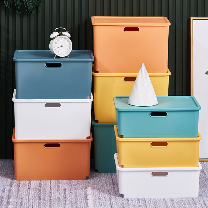 Multipurpose White Storage Box Organizer Bin Front Wheel Easy Transport ...