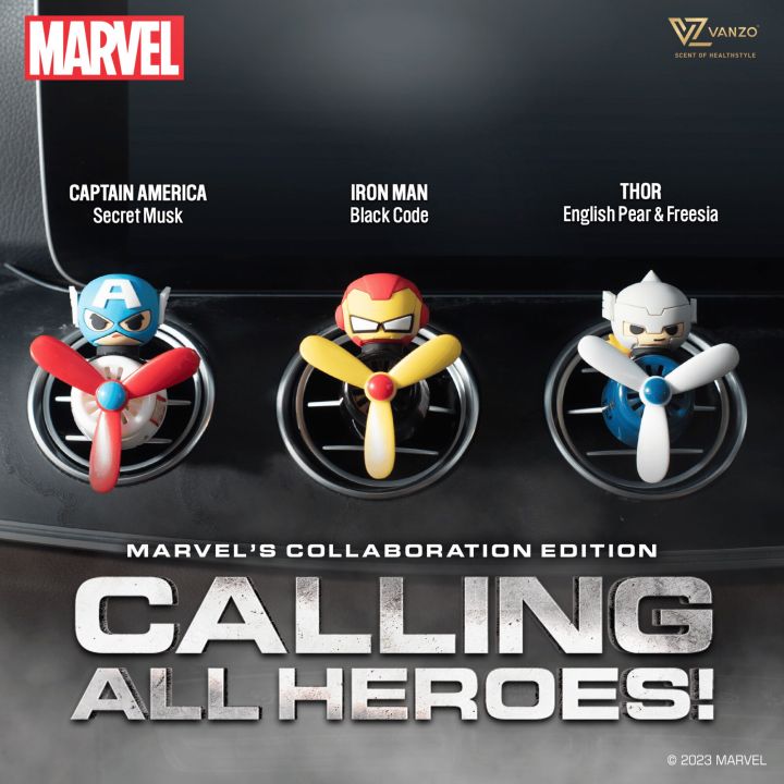 VANZO Marvel Series Car Vent Perfume 4g | Lazada