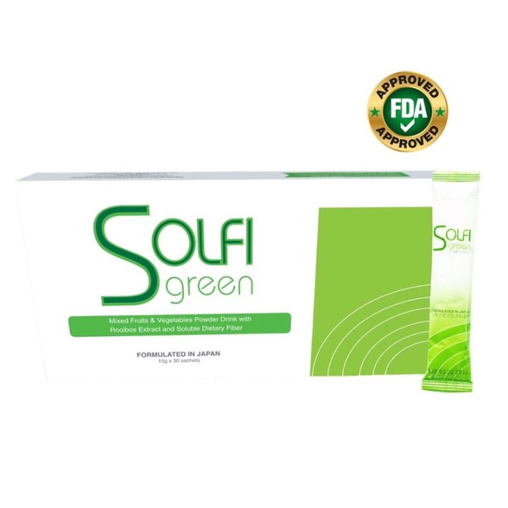 Solfi Green Fiber Detox Drink 30 SACHETS | Lazada PH