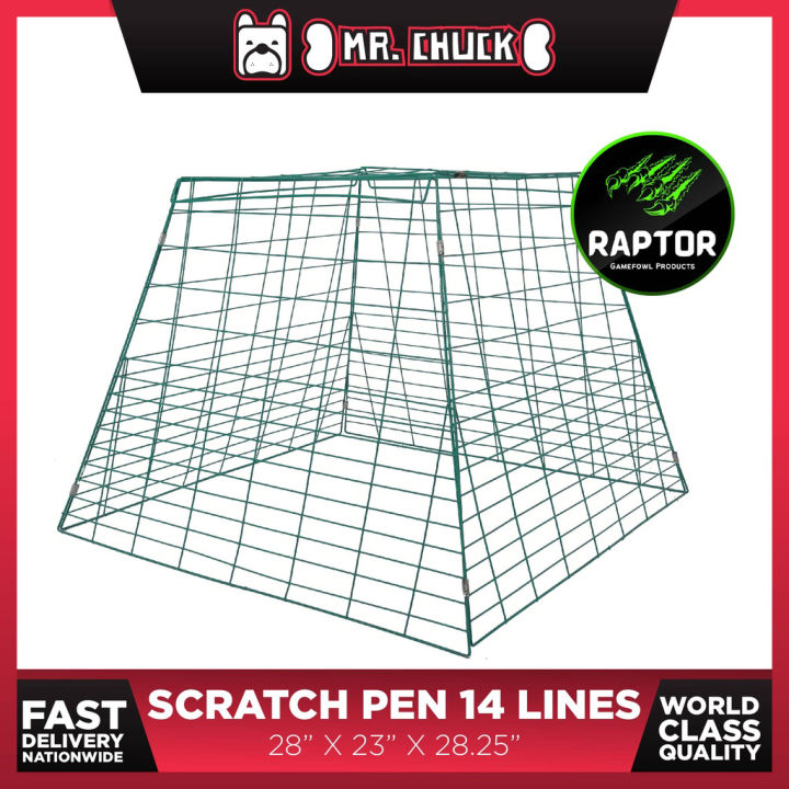 RAPTOR GAME FOWL PRODUCTS - SABONG / WORLD CLASS SCRATCH PEN 14 LINES ...