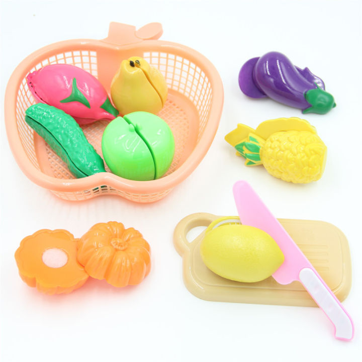 1 set of Combined Fruit and Vegetable Cutting Toy Velcro Strap only ...