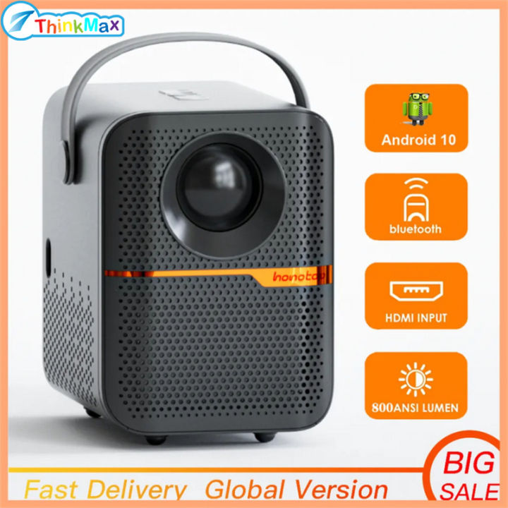 P10 Mini Projector 1080P 4K 2.4G Wi-Fi Bluetooth-compatible Projector ...