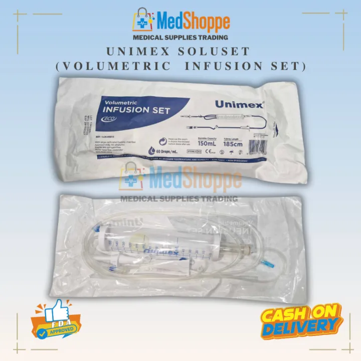 UNIMEX SOLUSET (VOLUMETRIC INFUSION SET) | Lazada PH