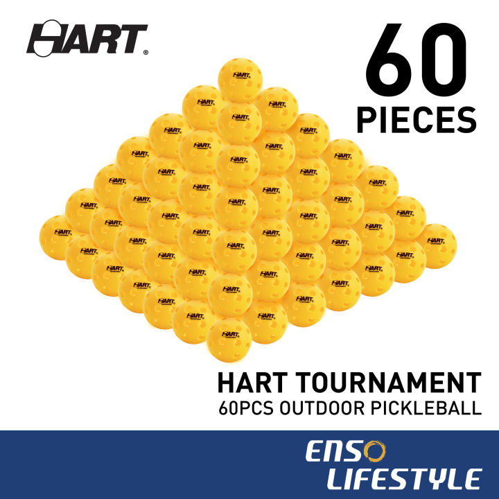 HART Pickleball Ball - HART TOURNAMENT Outdoor 60pc [Enso Lifestyle ...