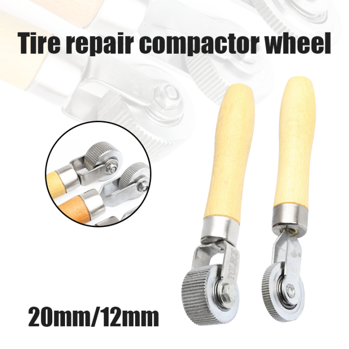 Car Tire Repair Kit Roller Motorcycle Wheel Repair With Wooden Handle ...