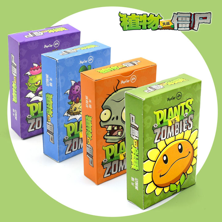 Plants Vs. Zombies Peripheral Toy Card Playing Card Full Set Of Game ...