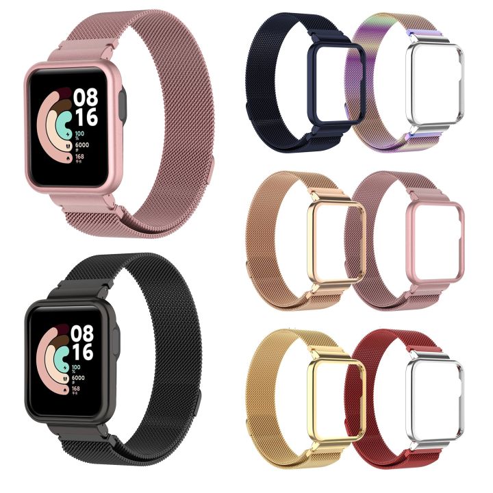 Strap For Xiaomi Redmi Watch 2 Lite Band Mi Watch Lite With Metal Protector Case Bumper Loop ...