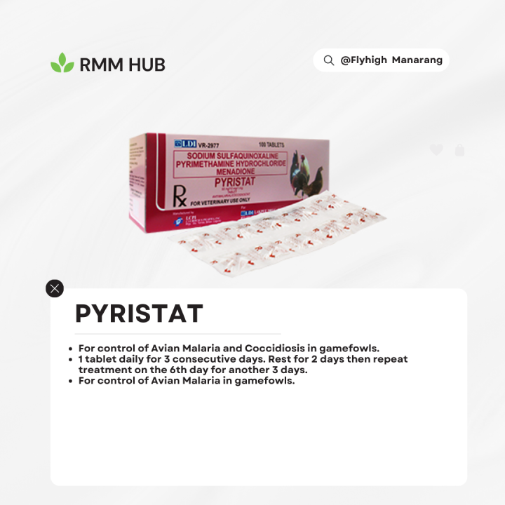 PYRISTAT TABLET / POWDER RMM HUB | Lazada PH