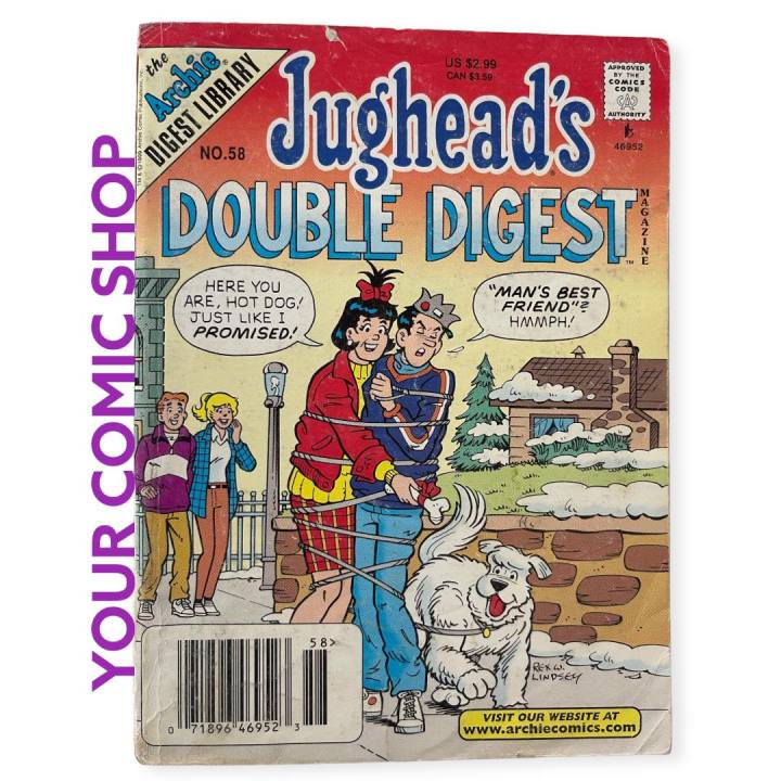 Jughead's Double Digest 58 Published Apr 1999 by Archie Publications. Comic BOOK Cartoons Art ...