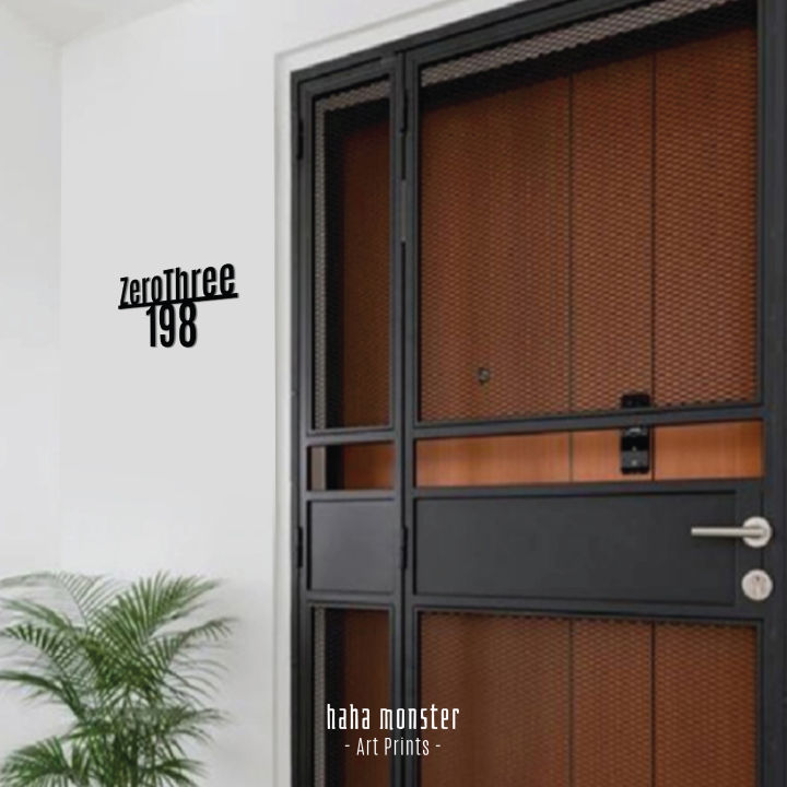 Customised HDB Unit Number | Pesonalised House Gate Unit Number Signage ...