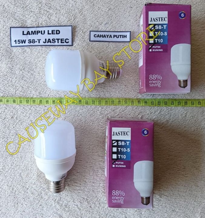 LAMPU LED 15W JASTEC PUTIH | Lazada Indonesia